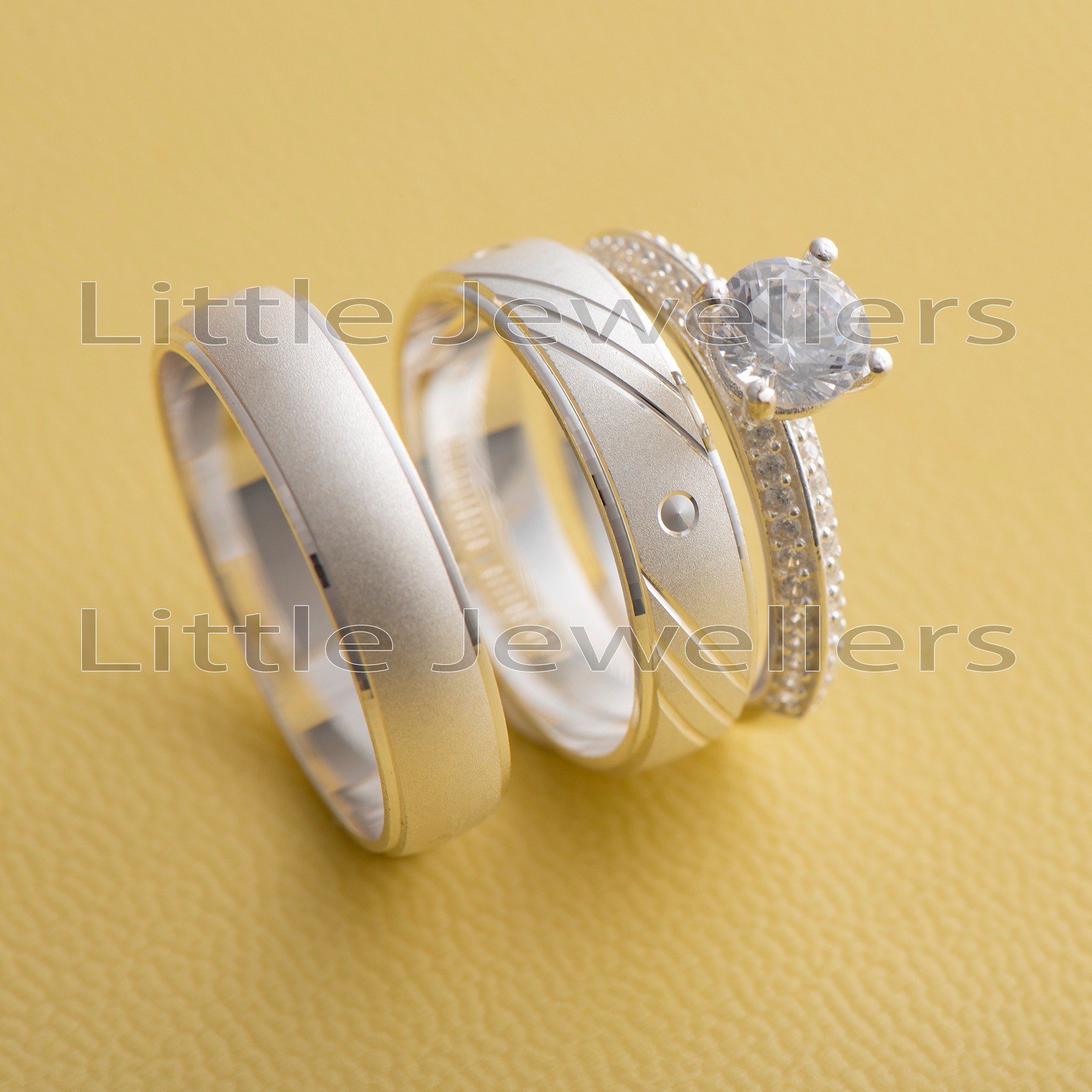 Personalized Silver Wedding Rings by The Little Jewellers - Little ...